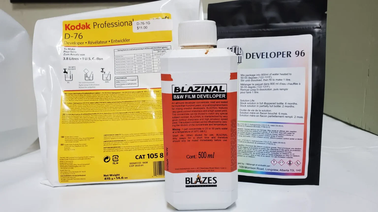 Rodinal Vs Kodak D76 vs D96, Which is the best for Double-X (5222) - By ...