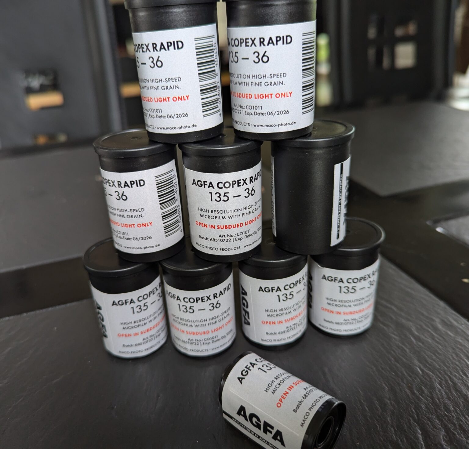 Agfa Copex Rapid - Development Tests - 35mmc