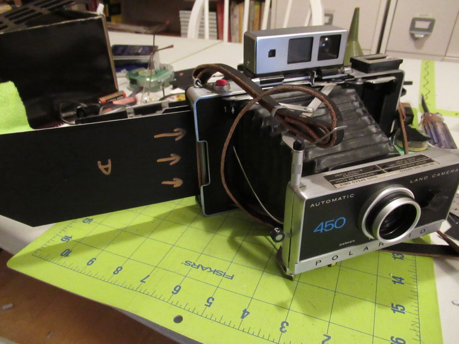 Shooting Sheet film in a Polaroid Pack Camera - 35mmc