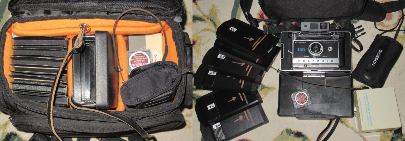 Shooting Sheet film in a Polaroid Pack Camera - 35mmc