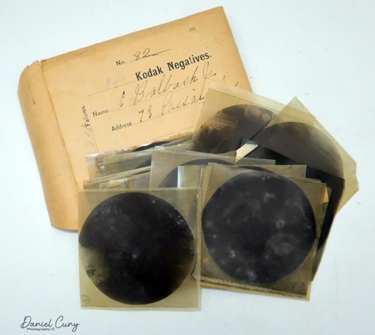 Negatives from the Original 1888 Kodak Camera - 35mmc
