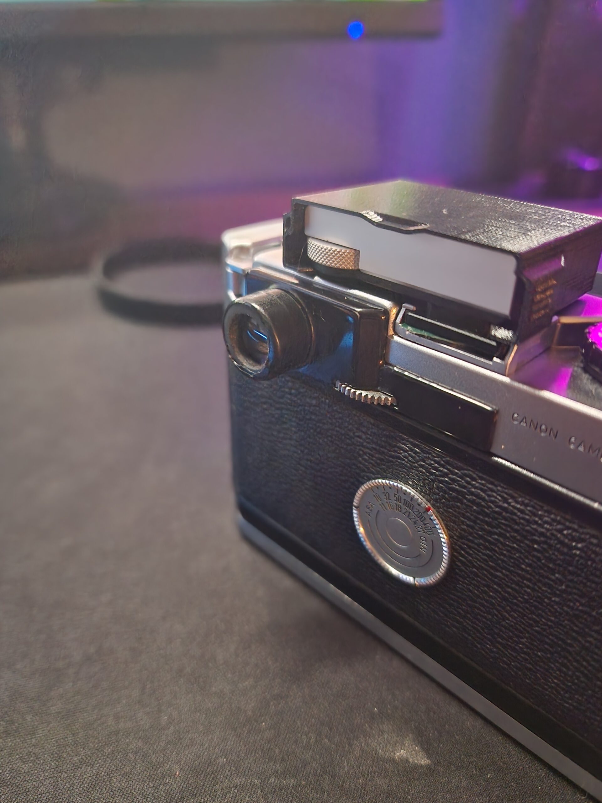 Rangefinder with glasses? A mod made from necessity - 35mmc