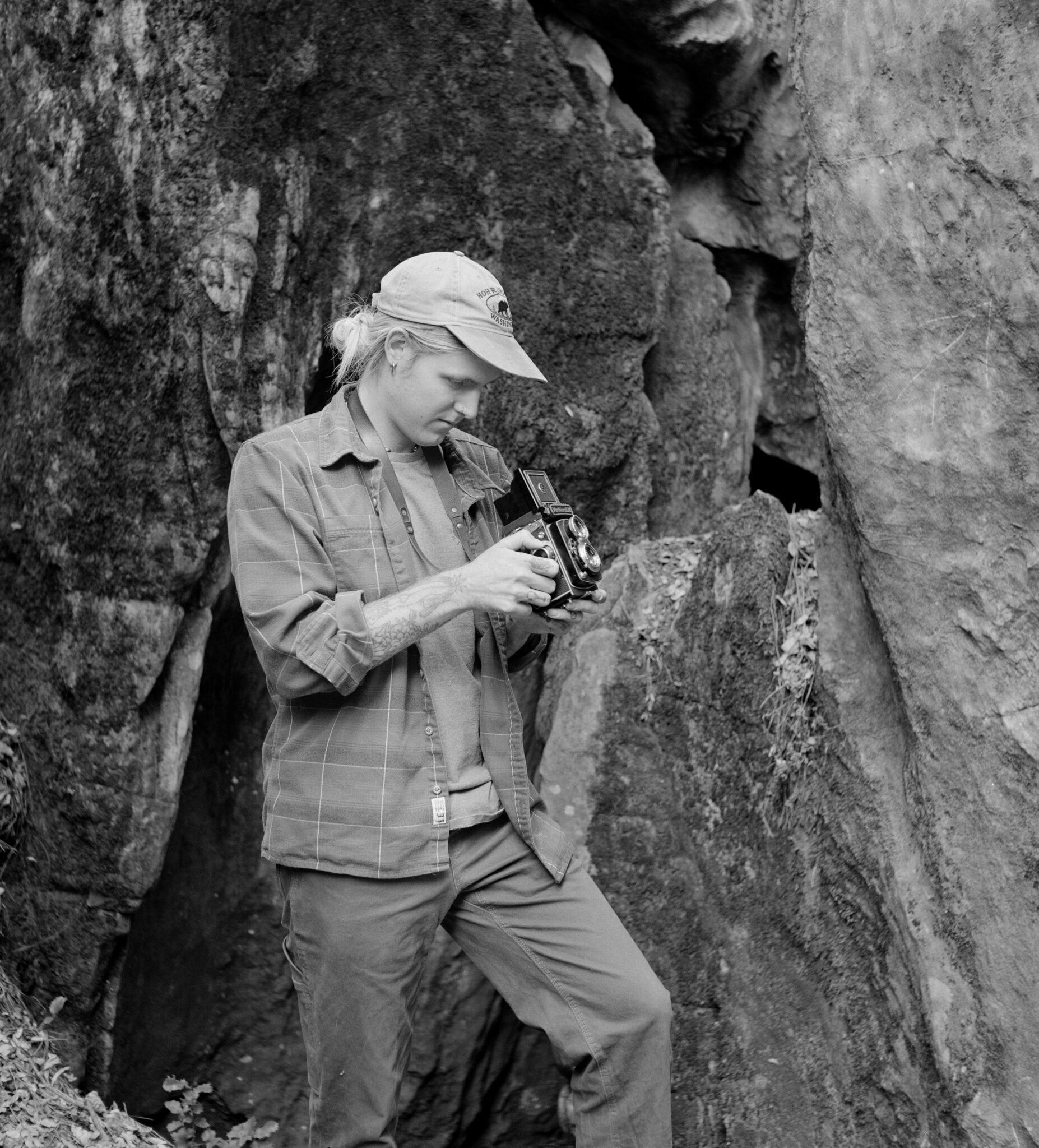 5 frames with Ilford XP2 film - 35mmc