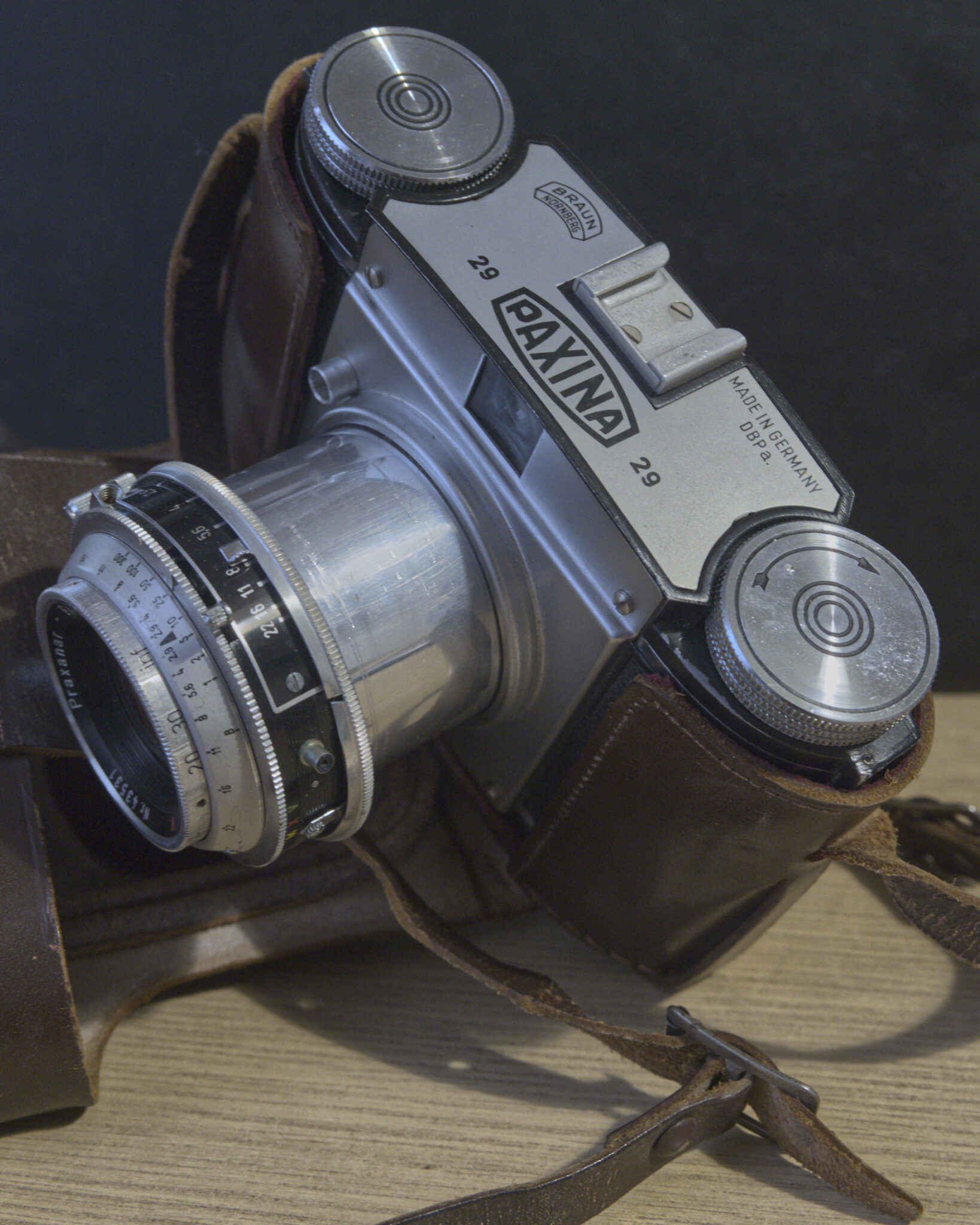 5 Frames from a Braun Paxina 29 - a mid 1950s "compact" camera. - 35mmc