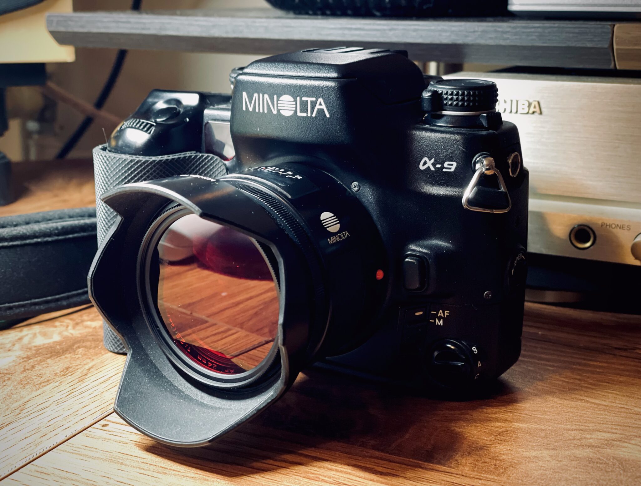Minolta a-9 - Raspberry Picking in September with a 24mm f2.8, Red 25 ...