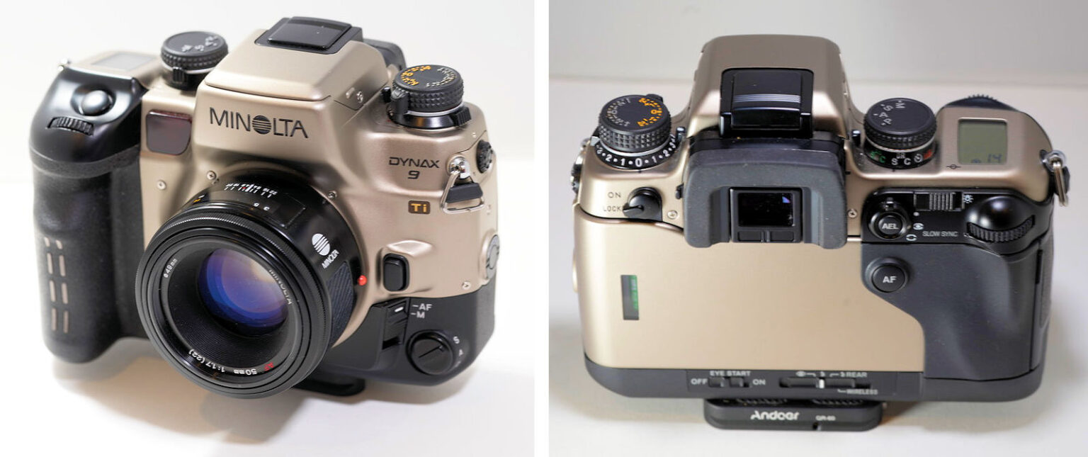 Minolta Dynax 9 (Maxxum 9/Alpha 9) - Three Steps to Heaven - 35mmc